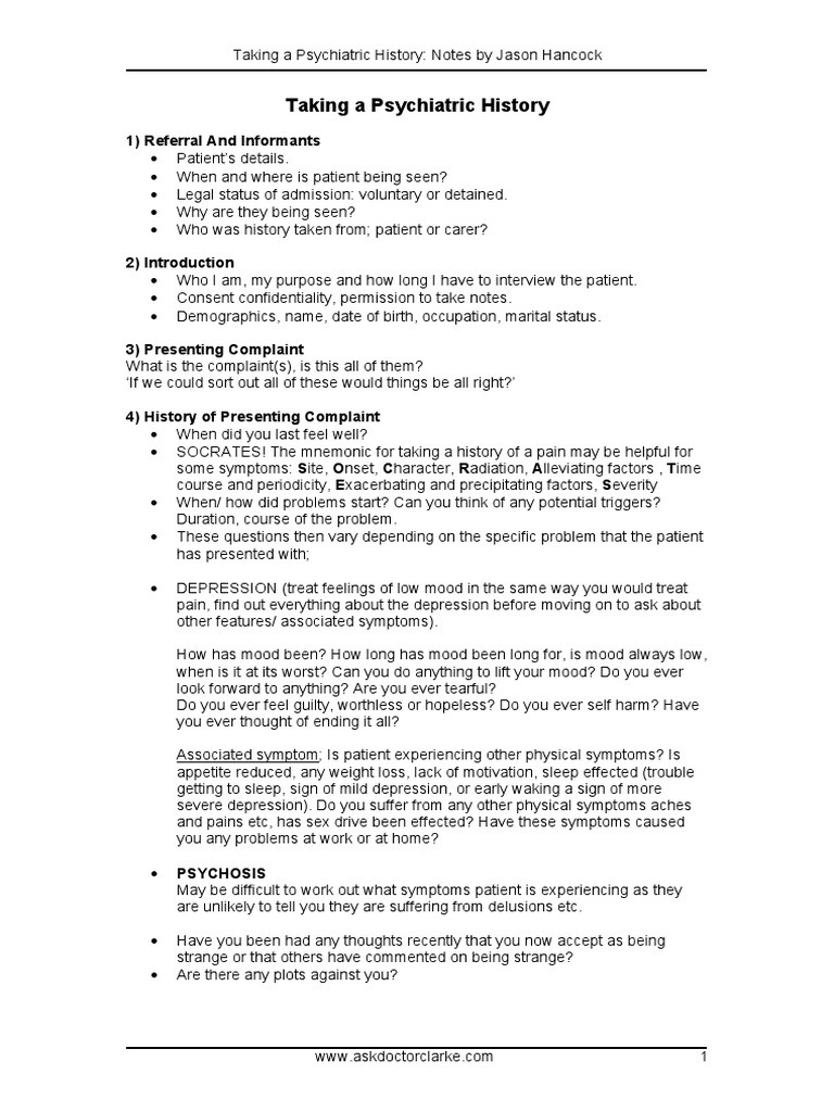 History Taking | Schizophrenia | Psychiatry