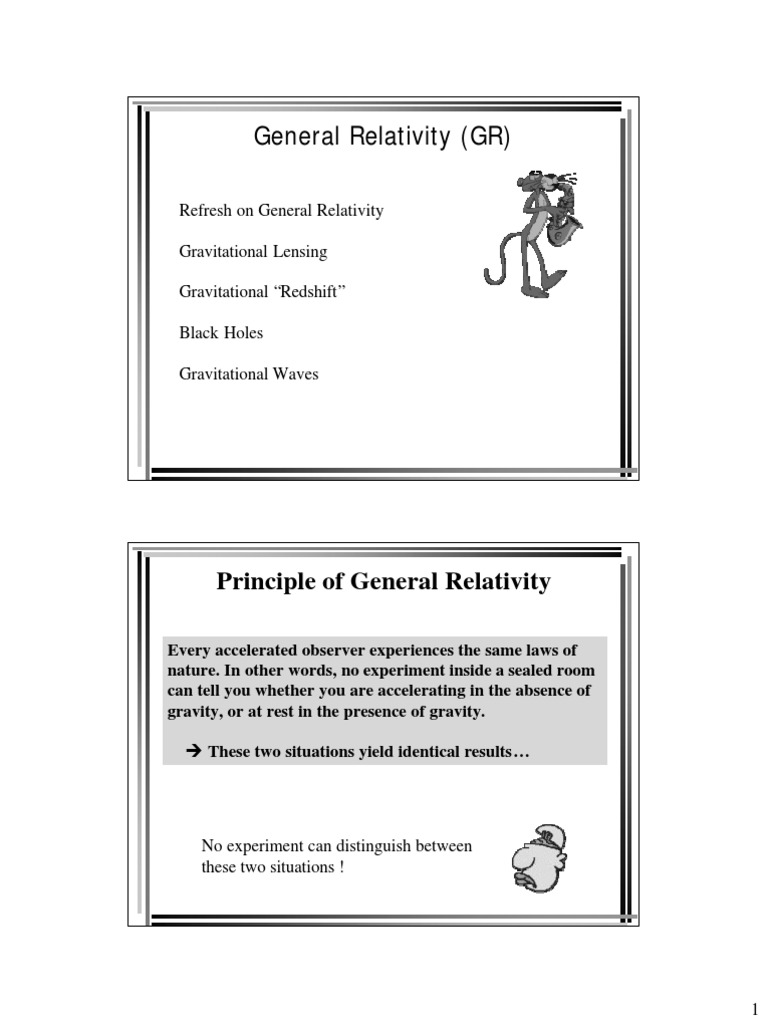 Lec20 General Relativity | PDF | Gravity | General Relativity