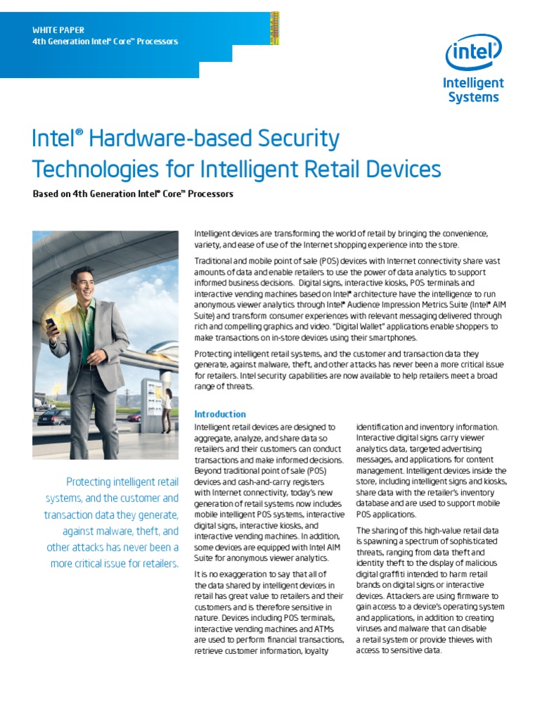 Intel PTT Security Technologies 4th Gen Core Retail Paper | PDF ...