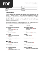 Acento Diacrítico - Ejercicio de Práctica | PDF