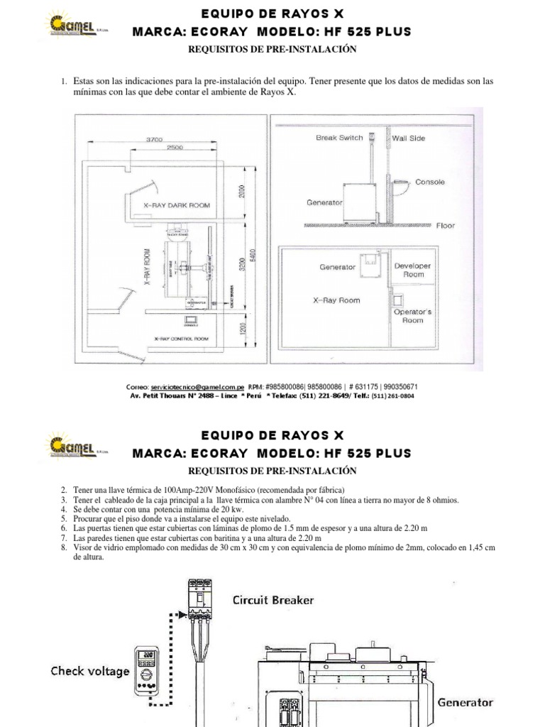 Requisitos de Pre-Instalación HF 525 Plus | PDF