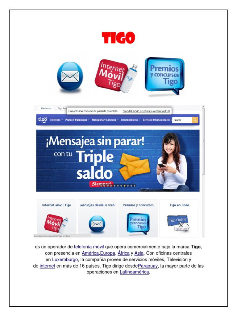 Tigo | PDF | Marketing | Publicidad