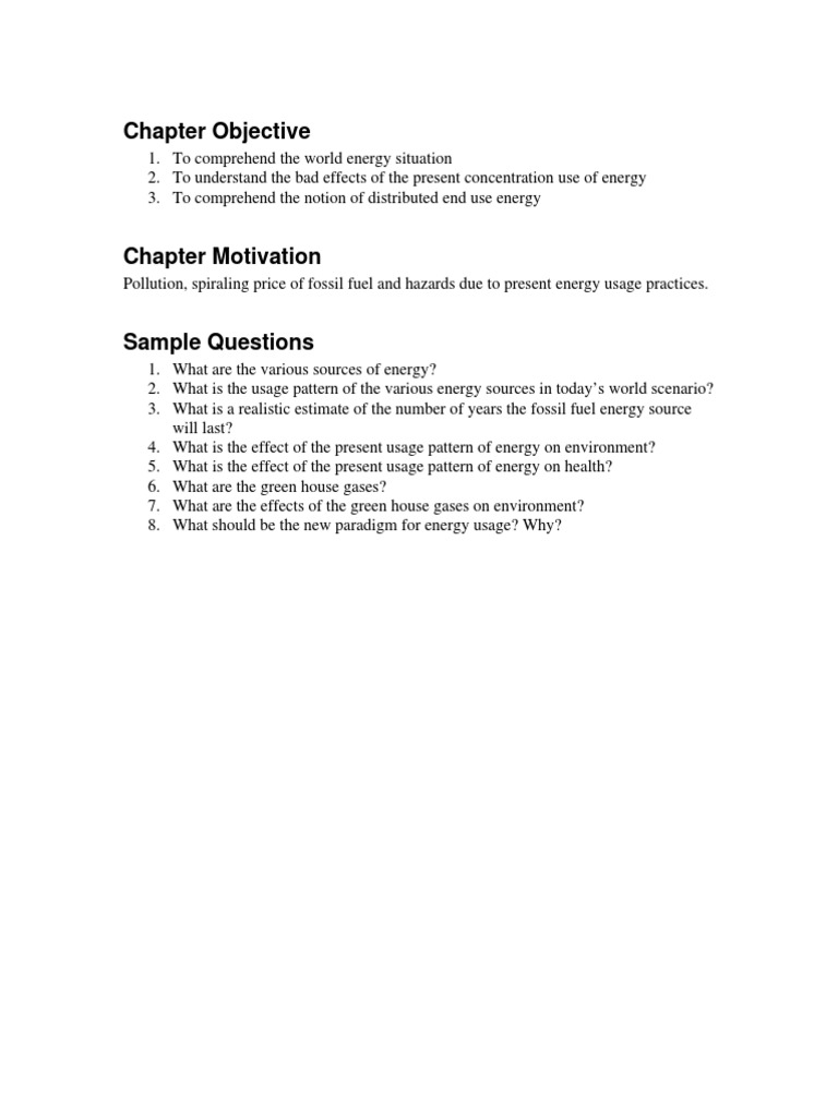 Understanding Global Energy Challenges | PDF