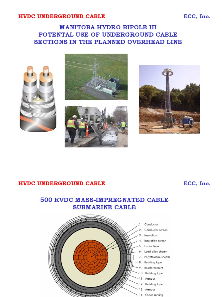 HVDC Underground Cable Design Overview | PDF | High Voltage Direct ...