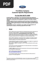 Ford Motor Company Advanced Product Quality Planning (APQP) Status ...