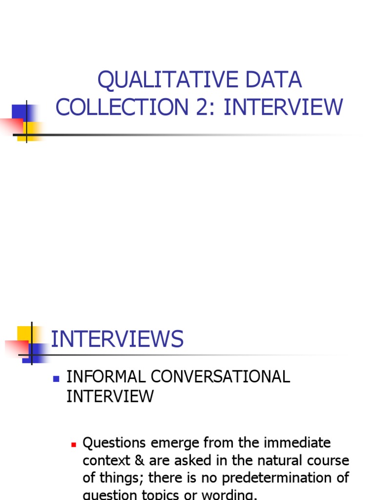 Methods of Qualitative Data Collection Through Interviews: A Comparison ...
