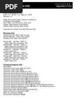 Sample VFR Nav Log | PDF | Airport | Visual Flight Rules