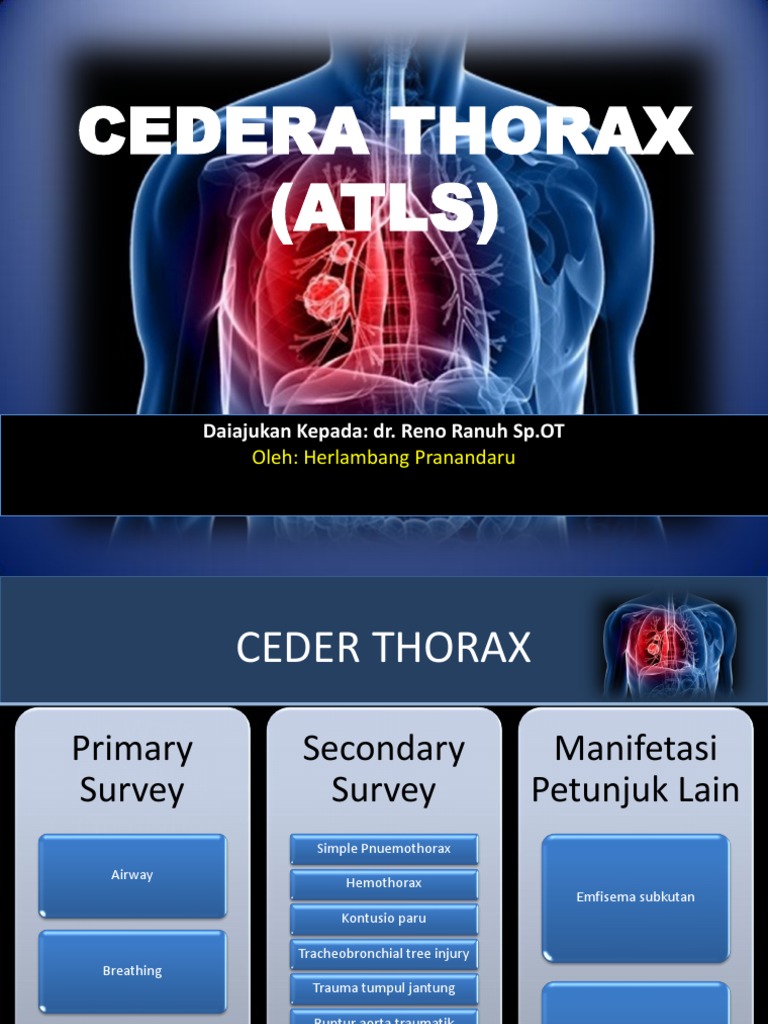 Cedera Thorax (Atls) | PDF