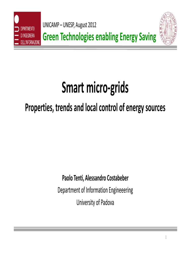 Smart Micro Grid | PDF | Smart Grid | Distributed Generation