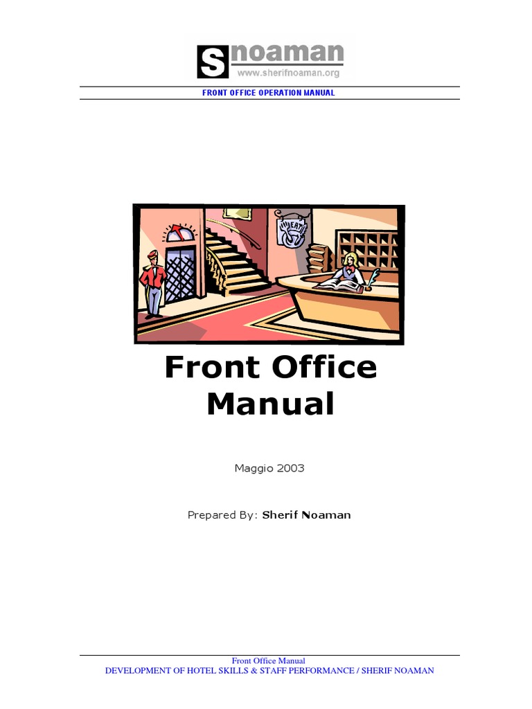 Front Office Manual | PDF