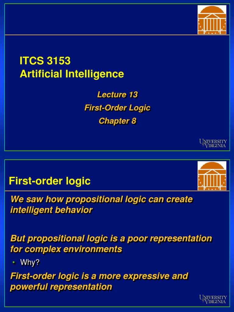 First Order Logic | PDF | First Order Logic | Syntax (Logic)