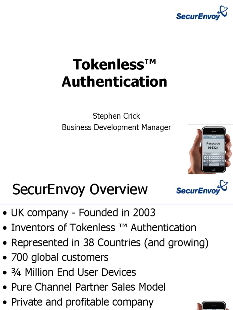 SecurEnvoy Infinigate DK Presentation | PDF | Short Message Service | Password