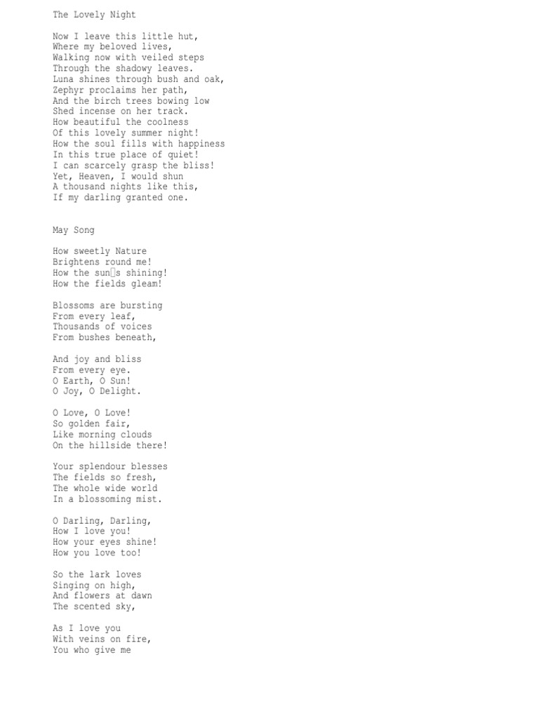 Goethe Complete Poems | Download Free PDF | Heaven | Moon