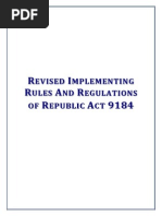 RA 9184 IRR - Annex H | PDF | Procurement | Business