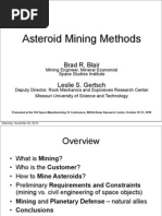 Asteroid Mining Project Overview | PDF