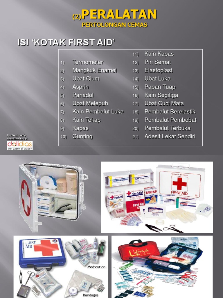 Peralatan: Isi Kotak First Aid' | PDF
