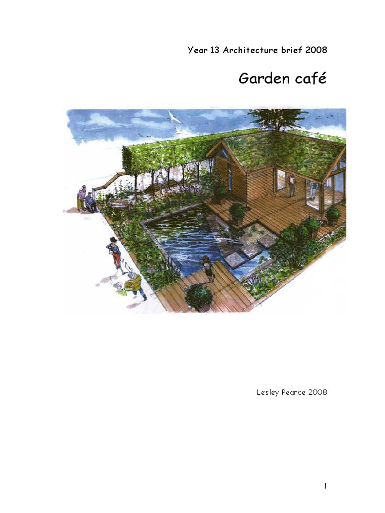 Garden Cafe Design Brief | Download Free PDF | Design | Page Layout