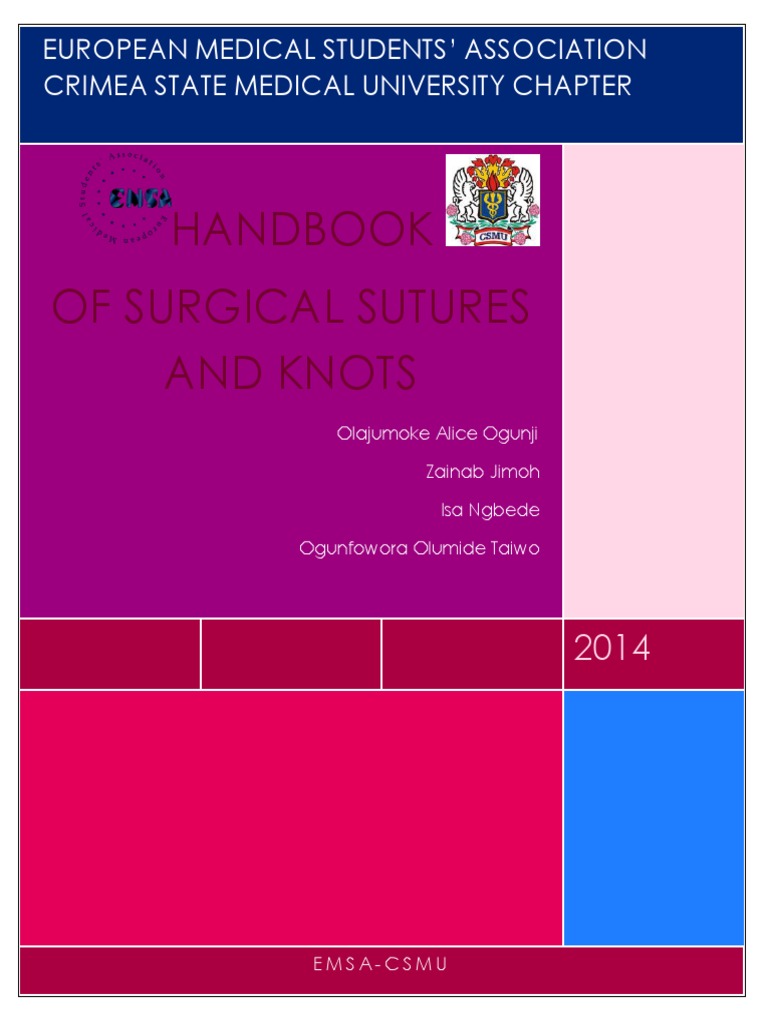 Handbook of Sutures and Knots | PDF