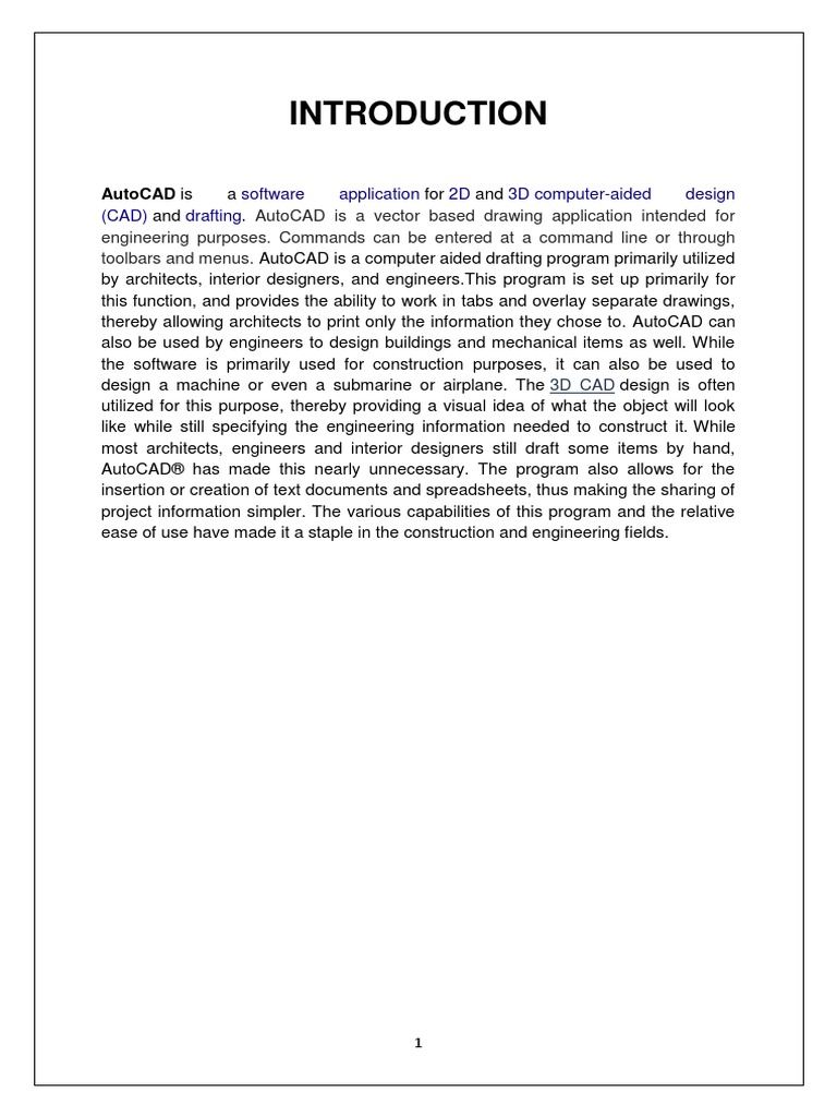 Autocad Report | PDF | Computer Aided Design | Circle