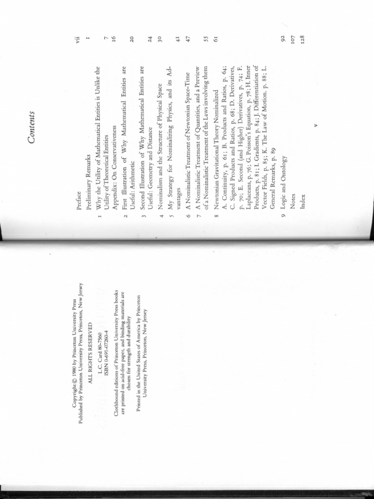 (Hartry H. Field) Science Without Numbers A Defen | PDF