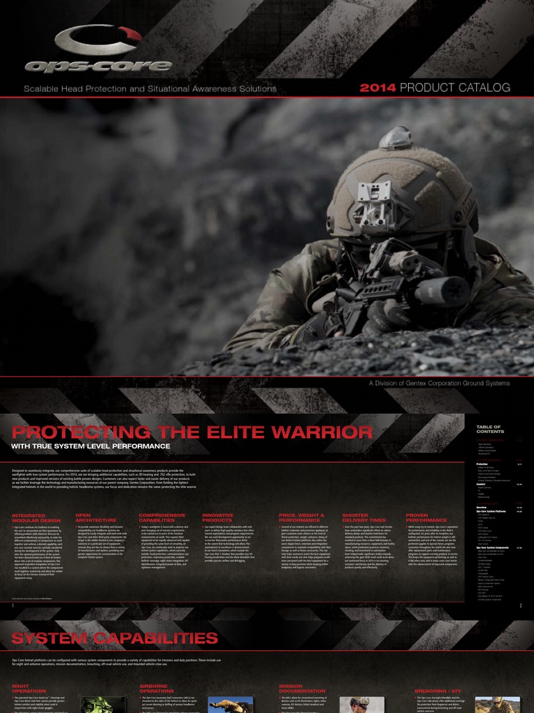 2014 Ops-Core Catalog PDF | PDF | Headphones | Helmet