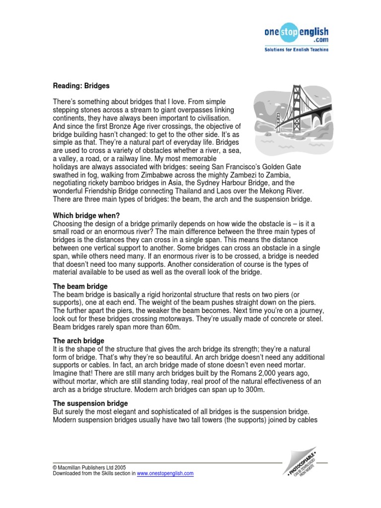 Bridges Reading | PDF