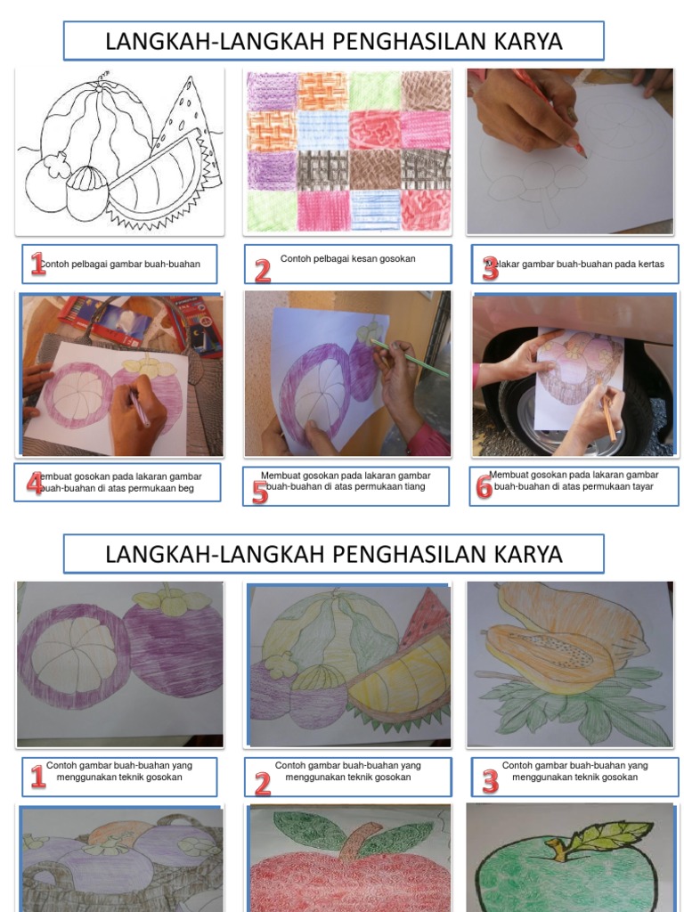 RPH Menggambar Gosokan 2 | PDF