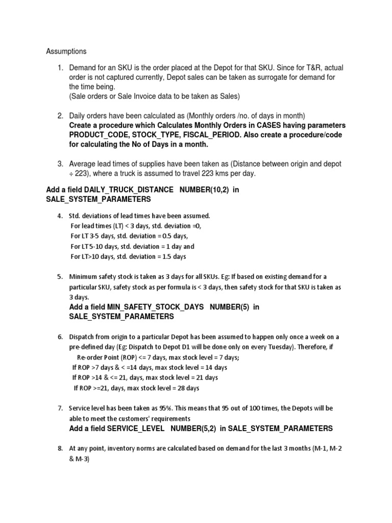 Inventory Norms Analysis | PDF | Production And Manufacturing | Computing