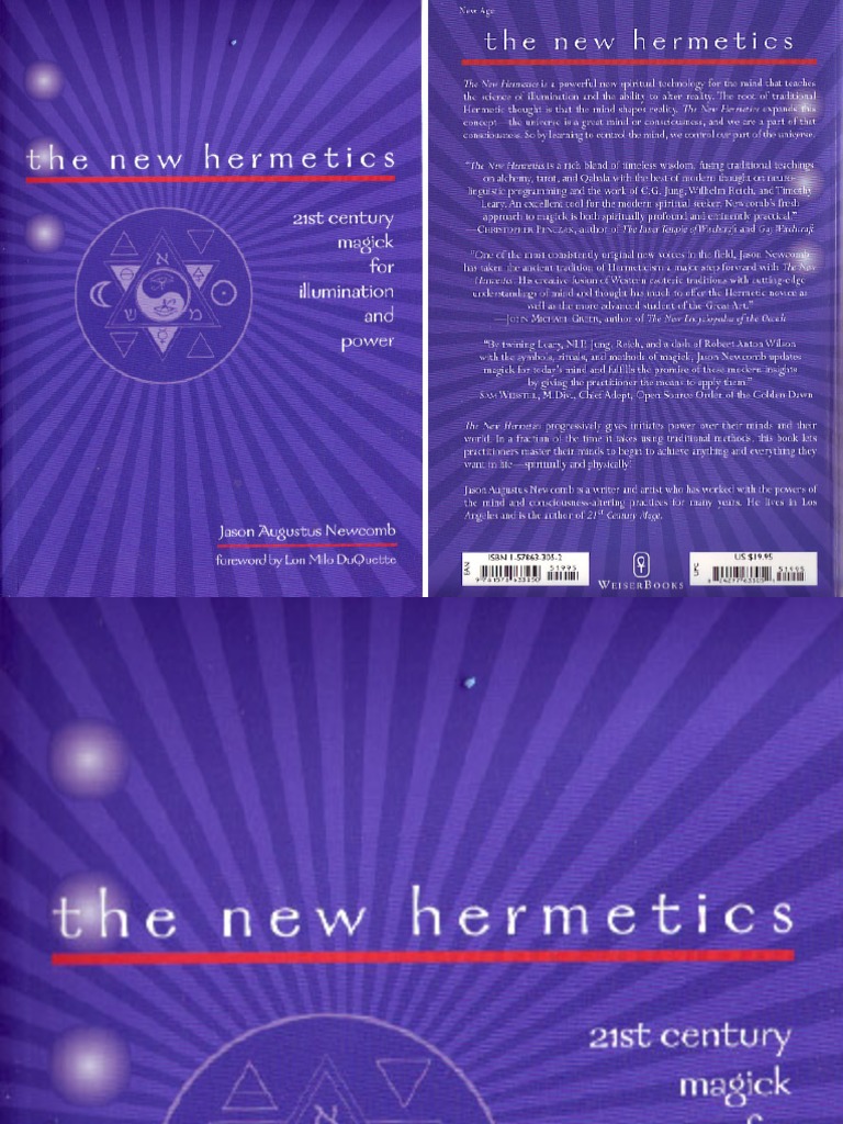 Jason Augustus Newcomb The New Hermetics 21st Century Magick For ...