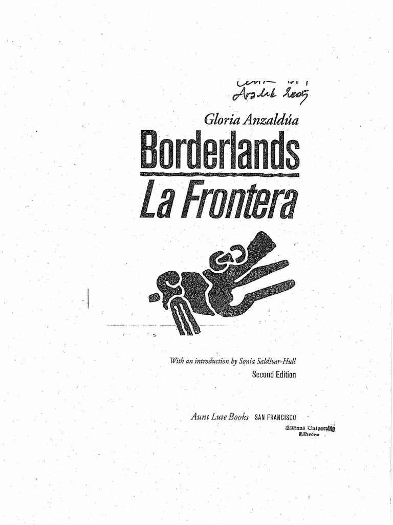 (Gloria Anzaldua) - Borderlands La Frontera | PDF