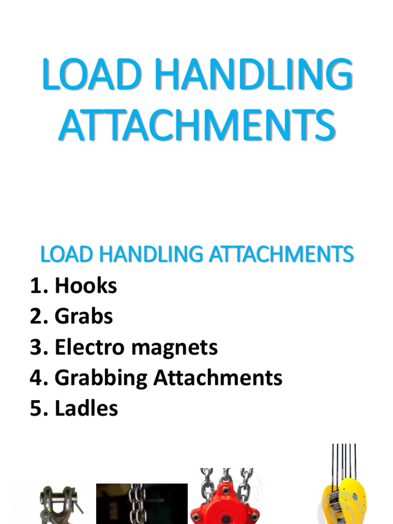 Load Handling Equipments (Materials Handling) | PDF | Social Science ...