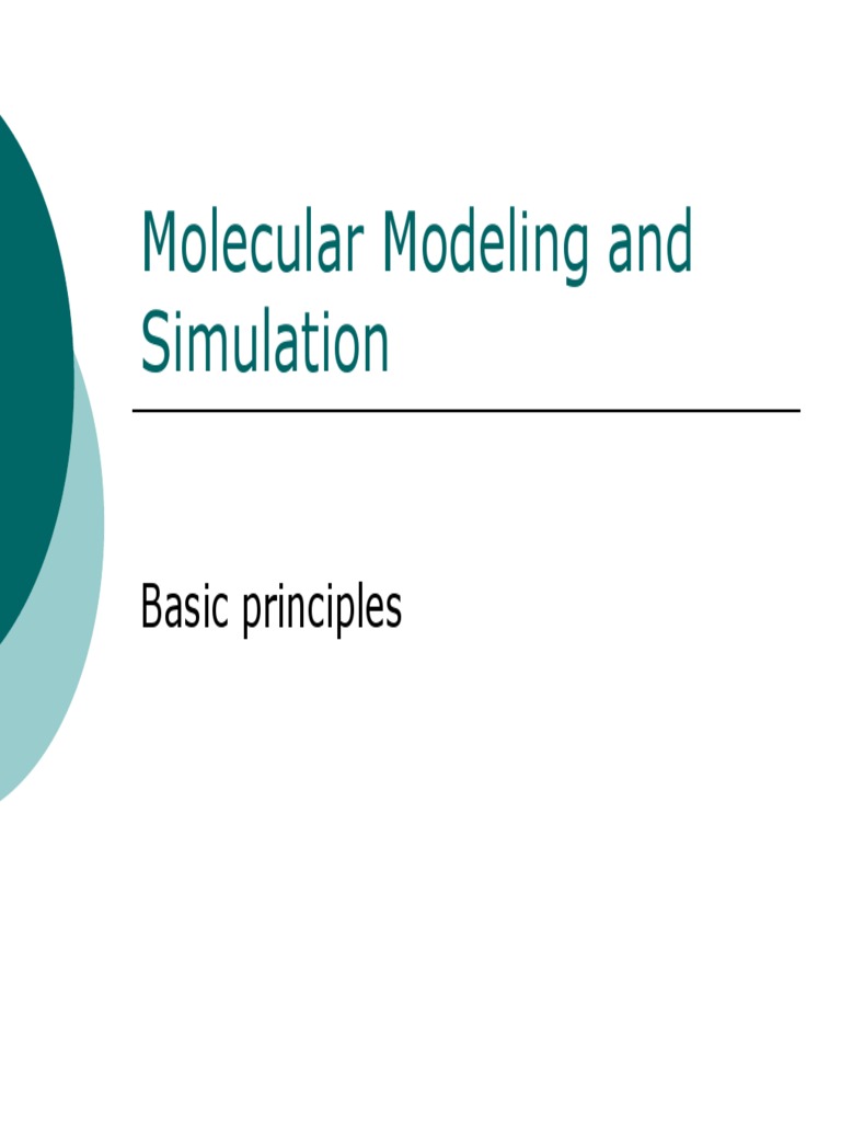 Principles of Molecular Dynamics Simulation | PDF | Molecular Dynamics ...