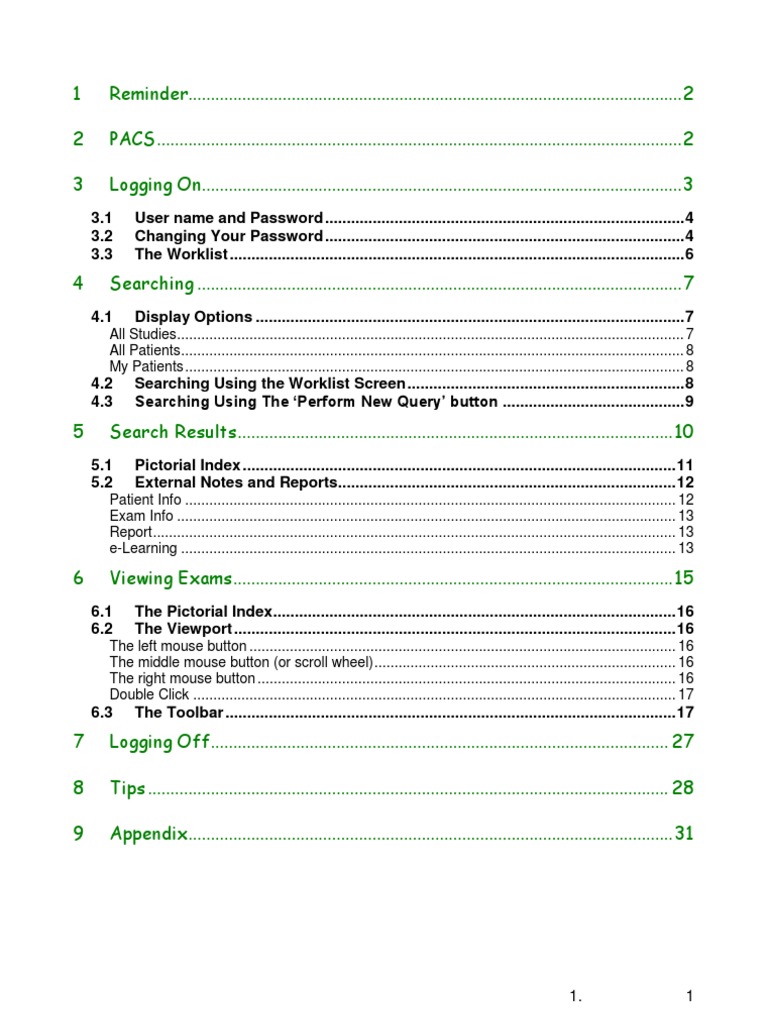 Pacs Training | PDF | Password | Health Informatics