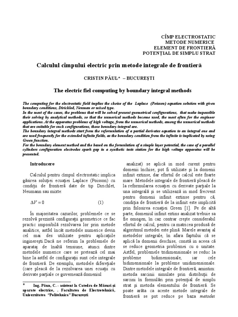 CiMP ELECTROSTATIC | PDF