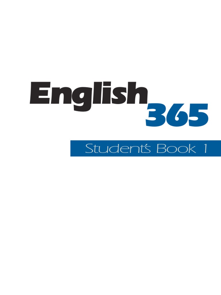 English 365 Student's Book 1 | PDF | Telephone Call | Question