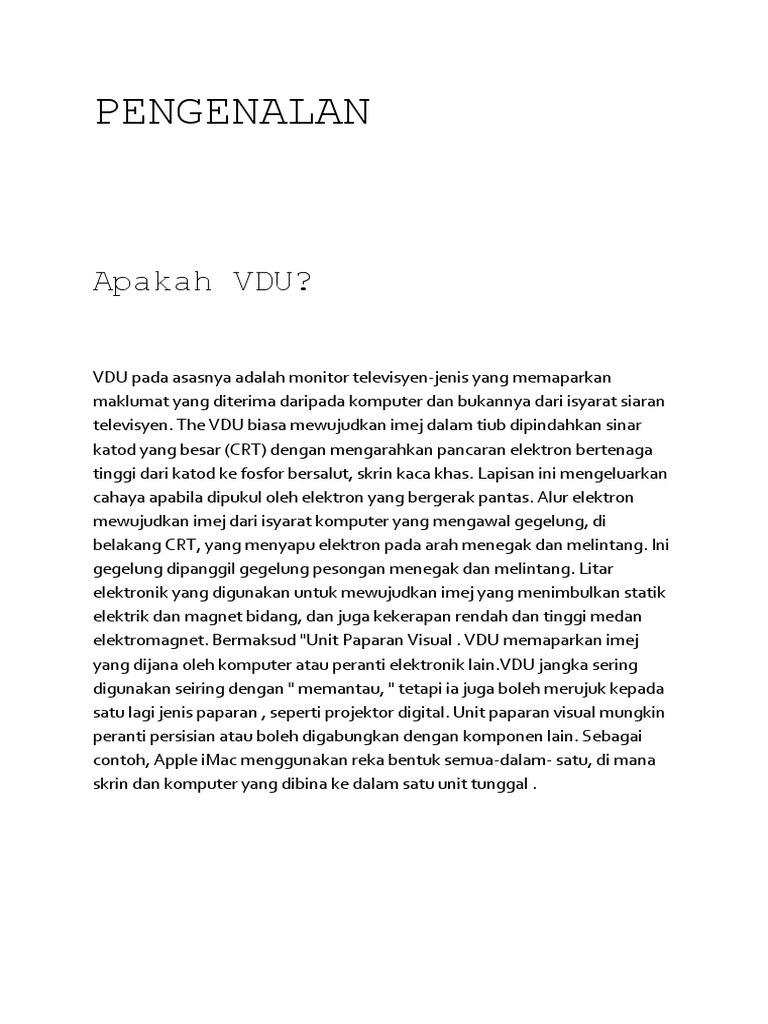 Vdu | PDF | Sains & Matematika