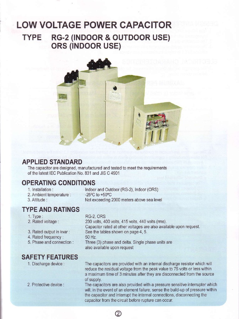 Shizuki Low Voltage Capacitor Guide | PDF | Capacitance | Capacitor