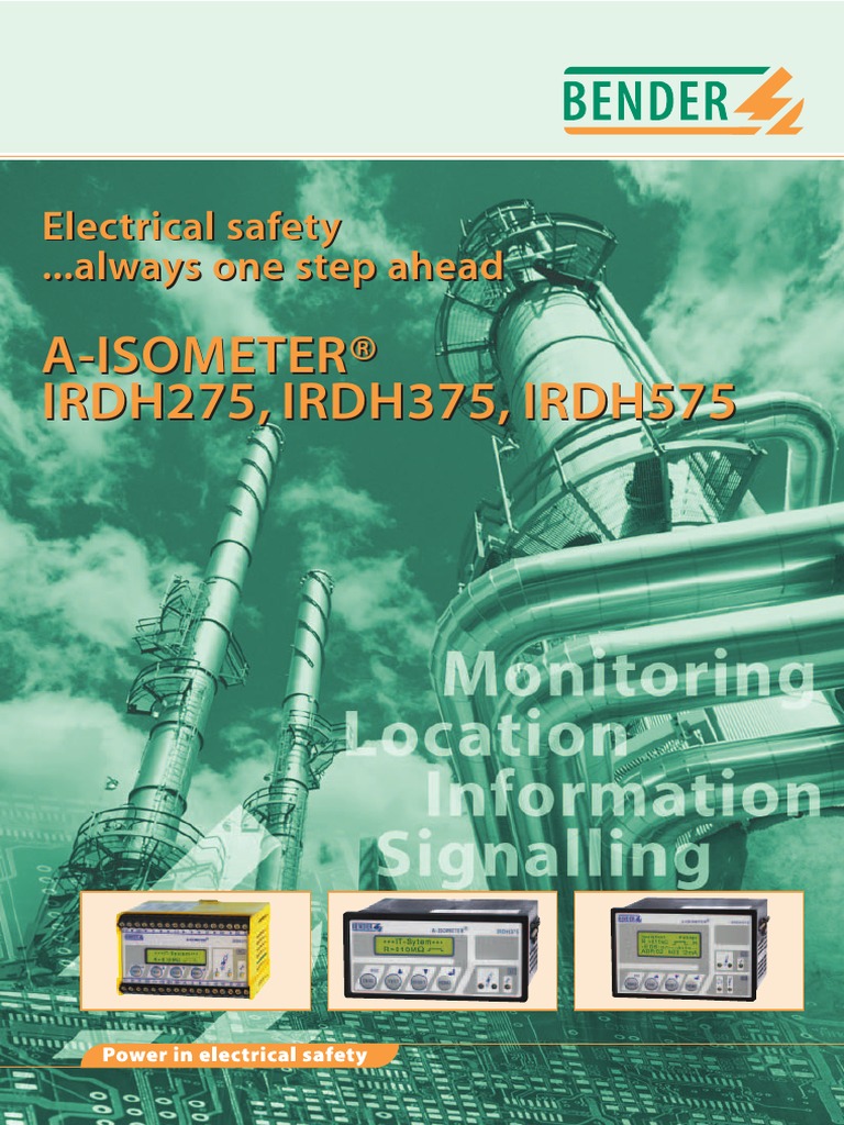Isometer - IRDH275-375-575 | PDF | Relay | Insulator (Electricity)