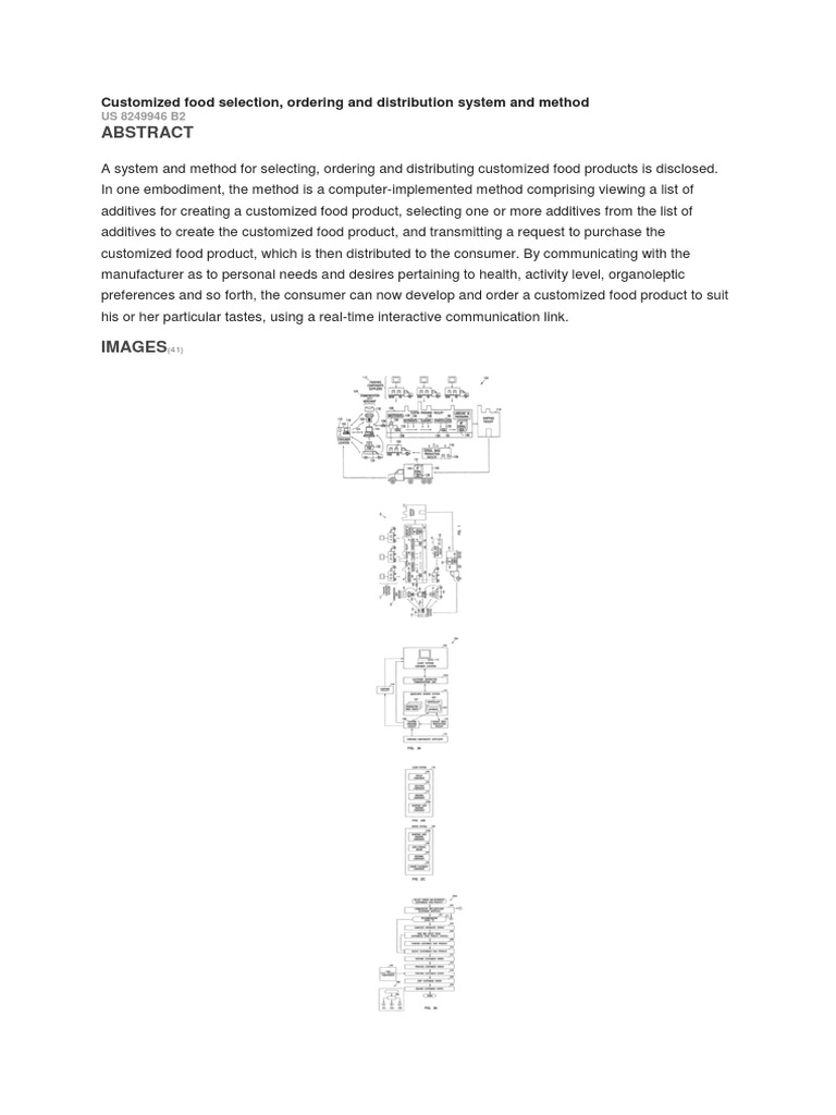 Customized Food Ordering System | PDF | Carbohydrates | Drink