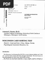 Bells Test | PDF | Neuropsychology | Cognition