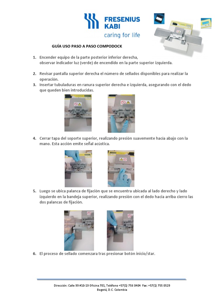 Guía Uso COMPODOCK | PDF