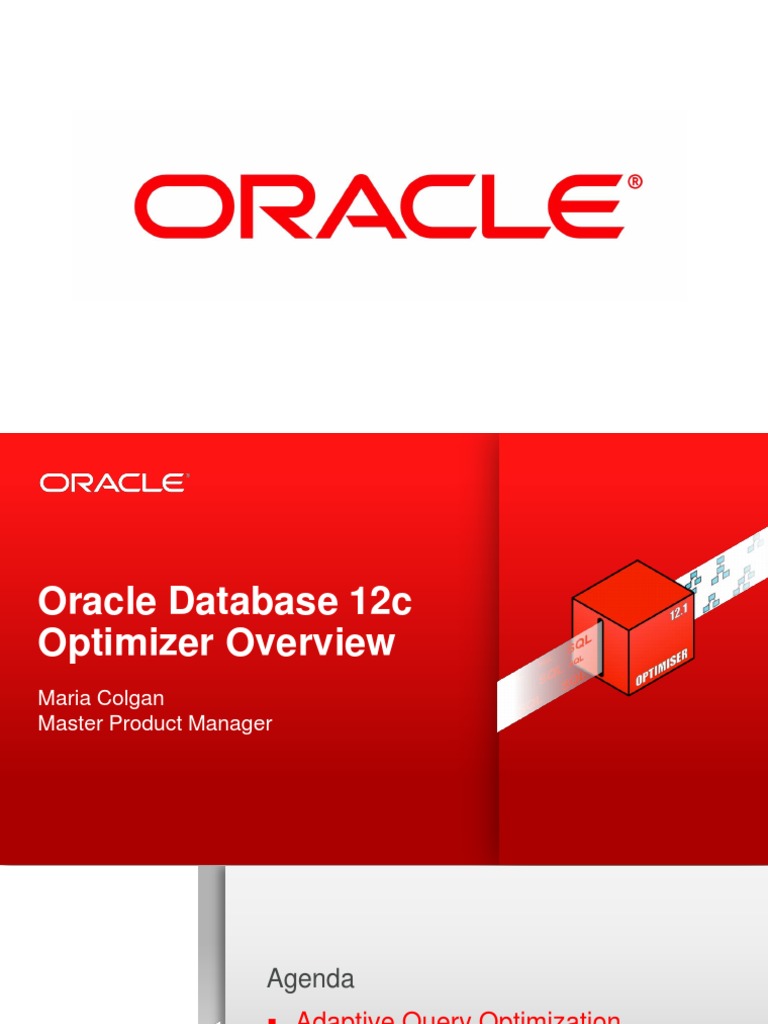 12c Optimizer Overview | PDF | Oracle Database | Sql