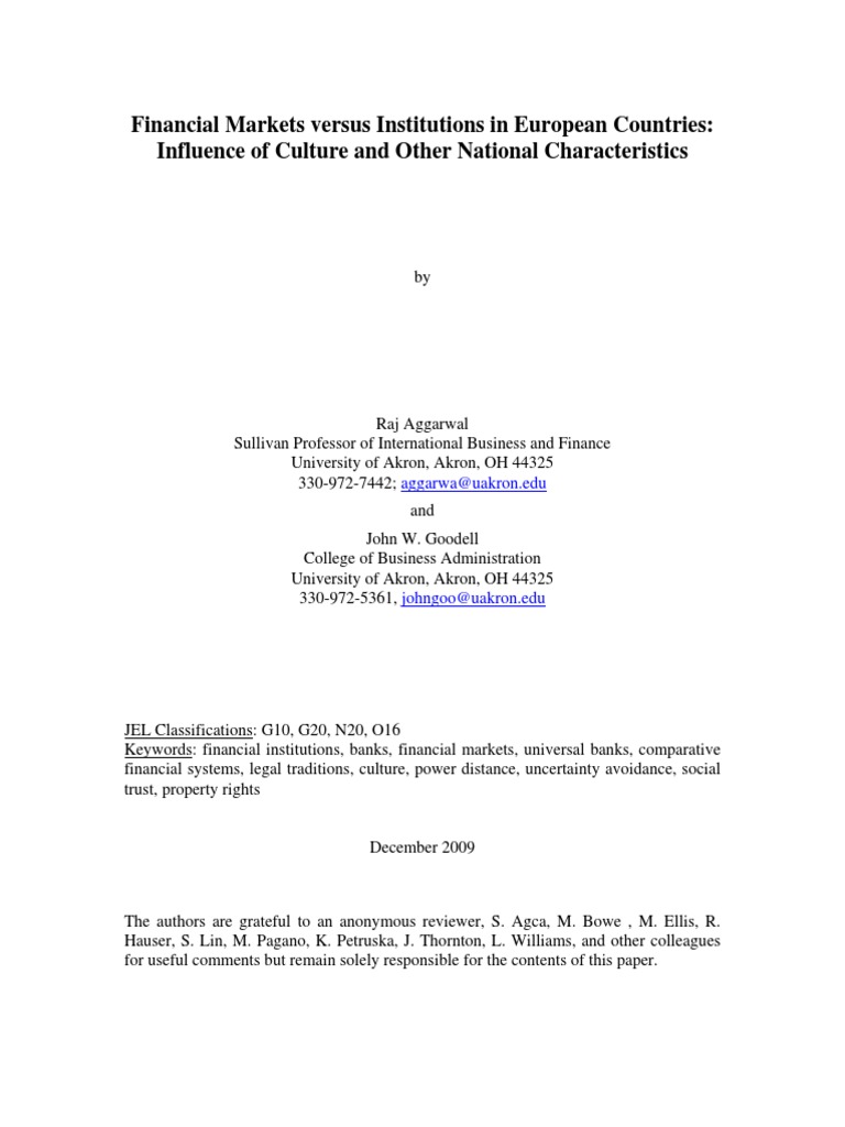 Financial Mark | PDF | Governance | Market (Economics)