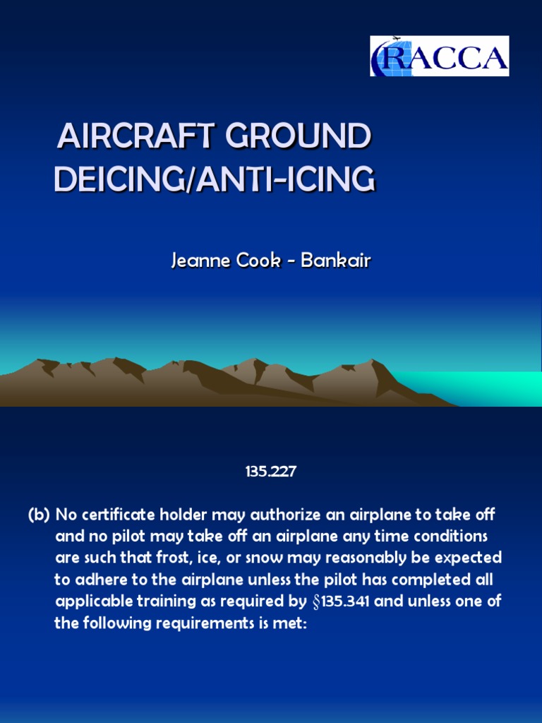 Aircraft Ground Deicing | Download Free PDF | Snow | Meteorology