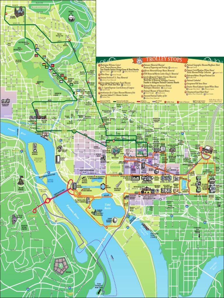 Washington DC Tourist Map Guide | PDF