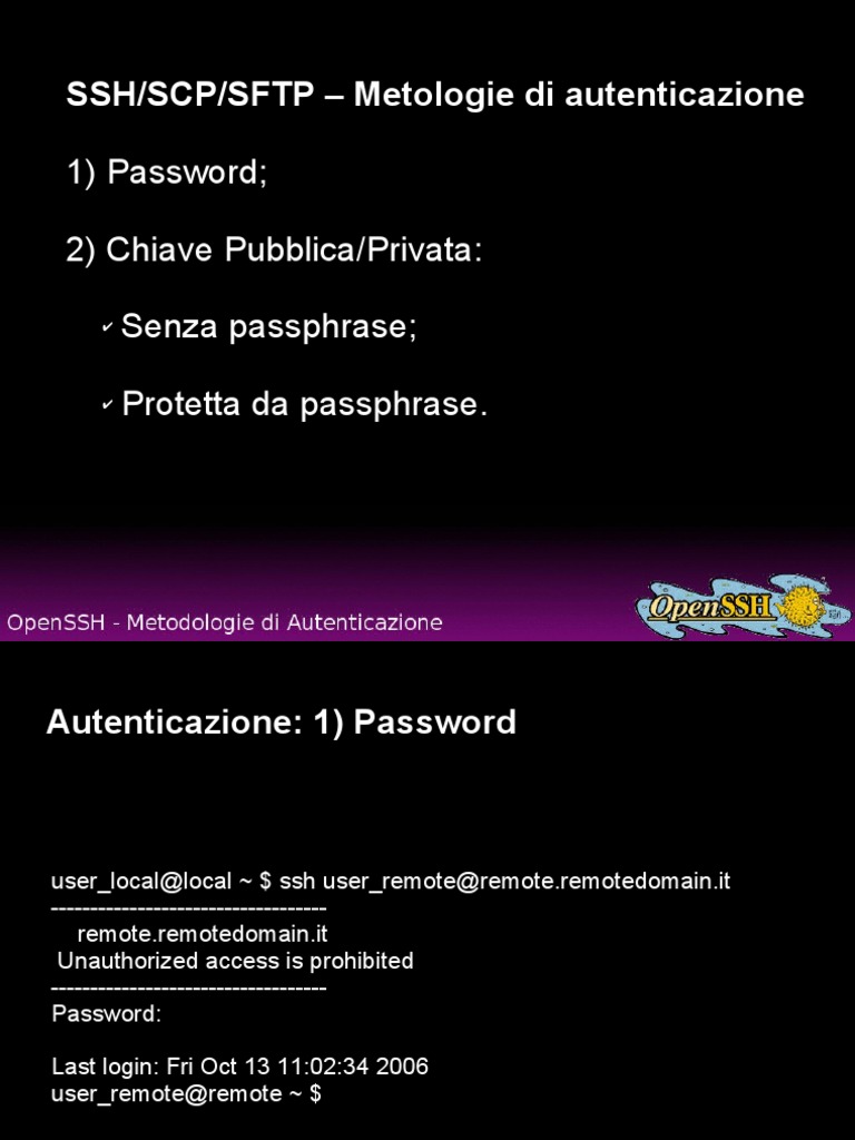 OpenSSH Basic Howto | PDF | Secure Shell | Backup