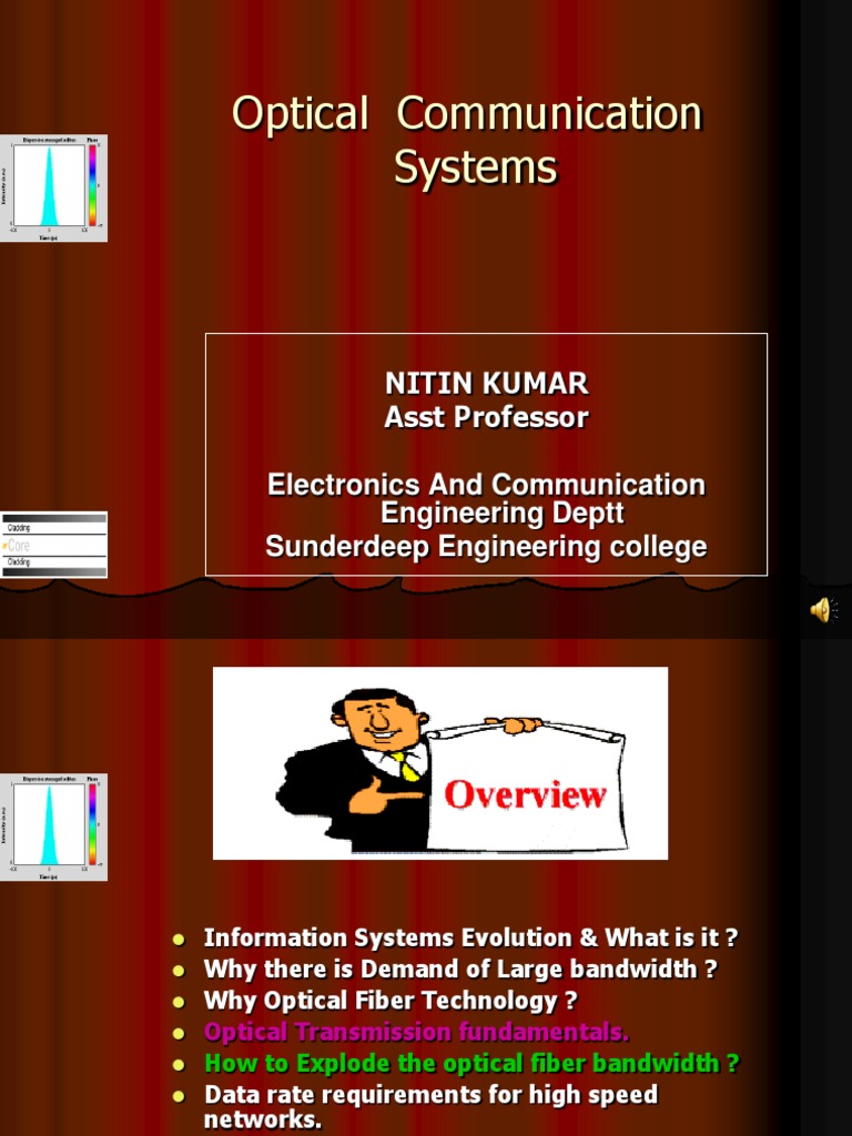 A. Lecture - Introduction Optical Fiber Communication. | PDF | Fiber ...
