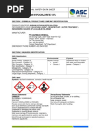 Msds Caustic Soda Liquid 48% | PDF | Sodium Hydroxide | Physical Sciences