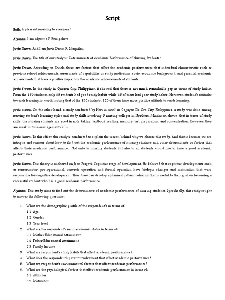 SCRIPT On Our Proposal | PDF | Questionnaire | Socioeconomic Status