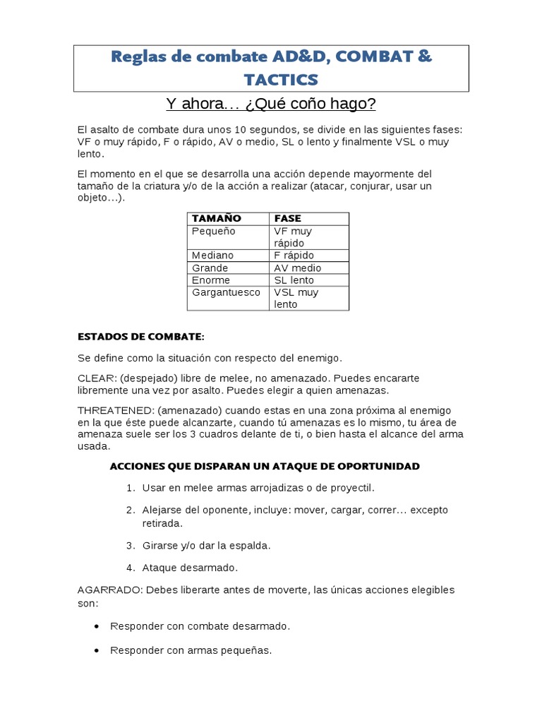 Reglas de Combate | PDF | Ocio | Deportes